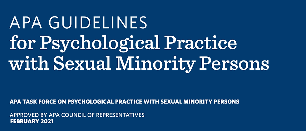 Sex Worker Affirmative Therapy Model Informs Apa Guidelines